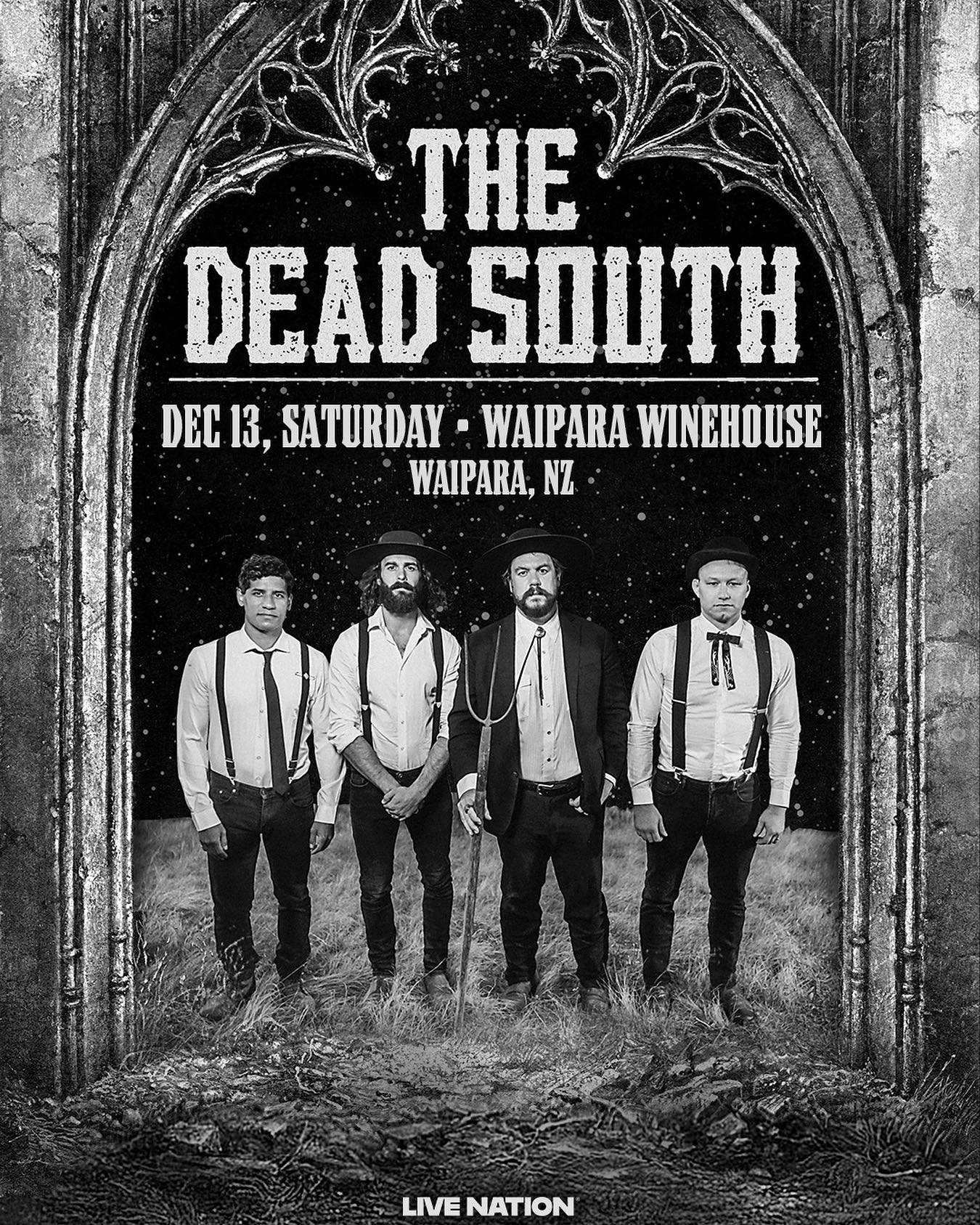 The Dead South at Waipara Winehouse | Hanmer Springs Tourism Operators API
